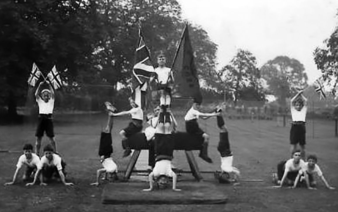 Boy Scouts at Camp